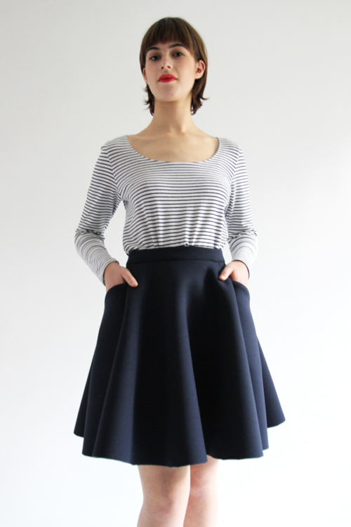 I AM Cindy - Patron De Couture - Jupe Patineuse A Poches- I AM Patterns