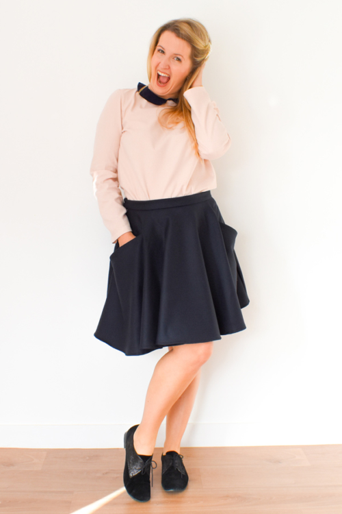 I AM Cindy - Patron De Couture - Jupe Patineuse A Poches- I AM Patterns