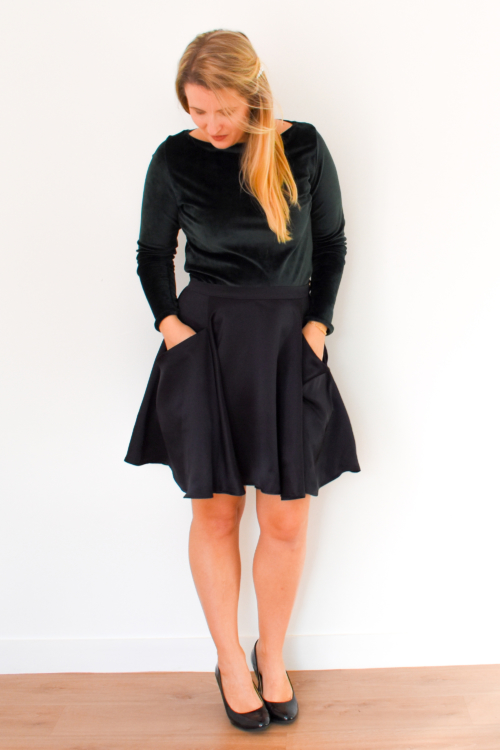 I AM Cindy - Patron De Couture - Jupe Patineuse A Poches- I AM Patterns