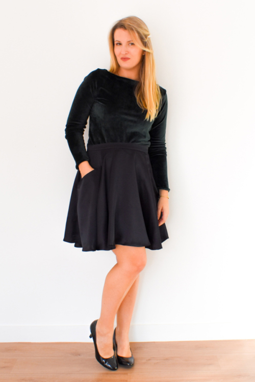 I AM Cindy - Patron De Couture - Jupe Patineuse A Poches- I AM Patterns