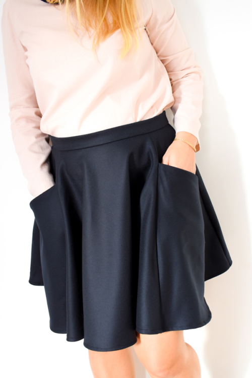 I AM Cindy - Patron De Couture - Jupe Patineuse A Poches- I AM Patterns