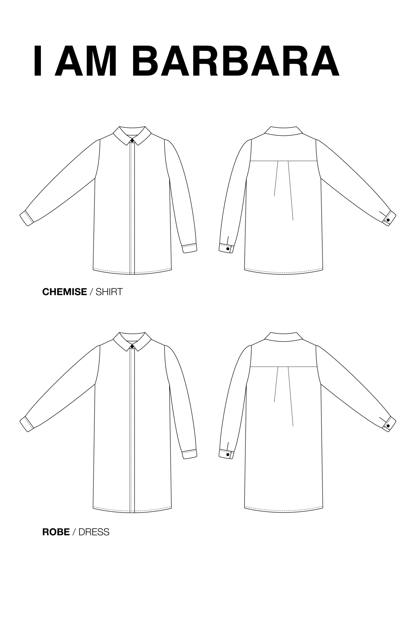 I AM Barbara - Women’s Sewing Pattern with @bee_made - I AM Patterns